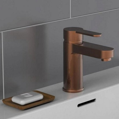 Shop SCHÜTTE Basin Mixer ELEPHANT Copper Mat