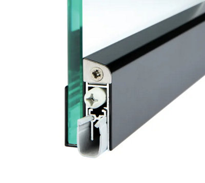 Schall-Ex GS-10 drop-down seal for clip-on, length 1083 mm, black RAL 9005