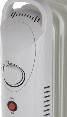 Schallen 800W 6 Fin Mini Small Portable Electric Slim Oil Filled ...