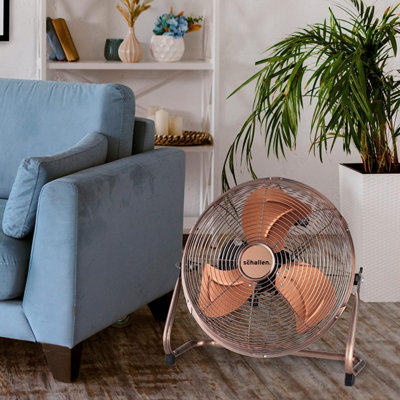 Schallen Copper Metal High Velocity Cold Air Circulator Adjustable ...