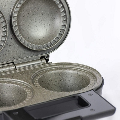 Schallen Double Twin Electric 1000W Non-Stick Deep Fill Pie Maker Machine