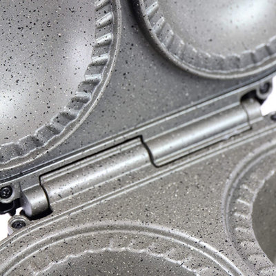 Schallen Double Twin Electric 1000W Non-Stick Deep Fill Pie Maker Machine