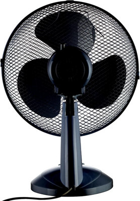 Schallen Home & Office Electric 12" 3 Speed Electric Tilt Oscillating ...