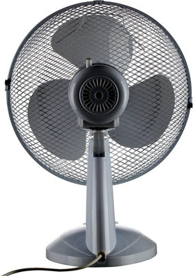 Schallen Home & Office Electric 12" 3 Speed Electric Tilt Oscillating ...