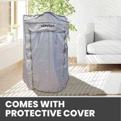 Schallen Mini 3 Tier 24 Heating Bars Foldable Airer Indoor Fast Dry ...