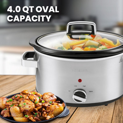 Schallen Stainless Steel 7L Slow Cooker