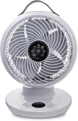 Schallen White Oscillating Small Quiet Silent Air Cooling Table Desktop ...