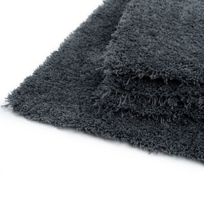 SCHATEX Noblesse Blue-Grey Luxury Velour Carpet Tiles, 50x50cm, Ultra ...