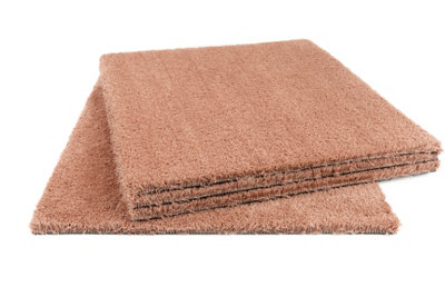 SCHATEX Noblesse Pink Luxury Velour Carpet Tiles, 50x50cm, Ultra Thick ...