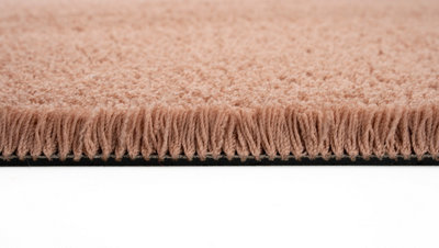 SCHATEX Noblesse Pink Luxury Velour Carpet Tiles, 50x50cm, Ultra Thick ...