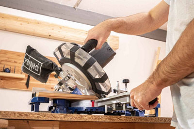 Scheppach 2200W Crosscut, Slide, and Mitre Saw with 254mm Blade HM254SPX