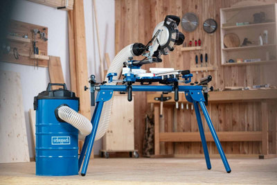 Scheppach 2200W Crosscut, Slide, and Mitre Saw with 254mm Blade HM254SPX
