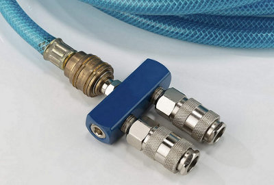 Scheppach Air Compressor Line Splitter / Distributor - quick coupling ...
