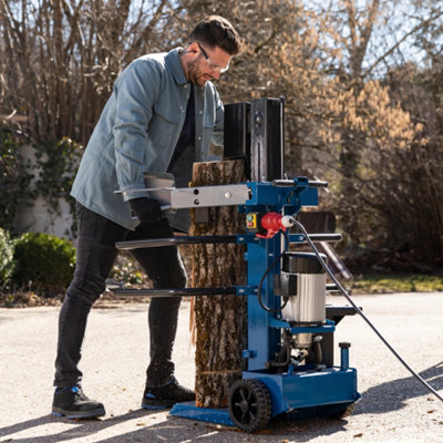 Scheppach Compact 8T Vertical Log Splitter, 3150W, 8 Tonne Hydraulic ...
