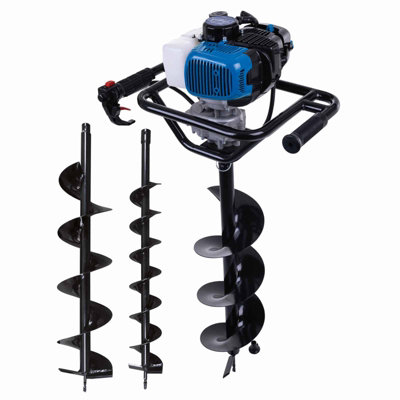 Scheppach EB2000 Petrol Earth Auger, Hole Digger Ground Borer Drill ...