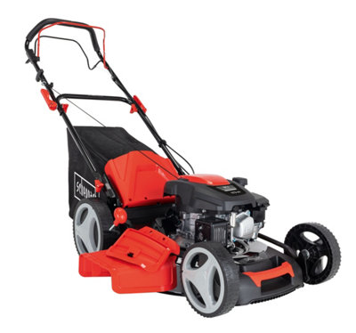 Scheppach MS173-51 Self-Propelled Petrol Lawn Mower, 51cm, Mulching ...