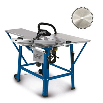 Scheppach TS310 12" Table Saw, 2200W, 2 x 315mm TCT Blades, 83mm ...