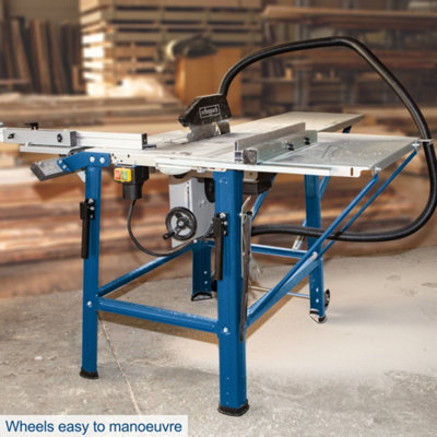 Scheppach TS310 12" Table Saw, 2200W, 2 x 315mm TCT Blades, 83mm ...