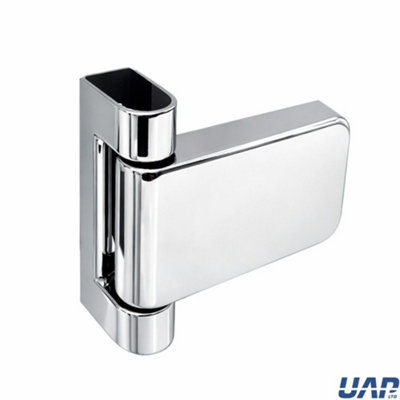 Schlosser Technik Axis Flip Hinge 23mm rebate Chrome | DIY at B&Q