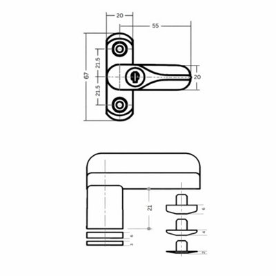 SCHLOSSER TECHNIK KEY LOCKING SASH JAMMER - UPVC DOOR & WINDOW ...