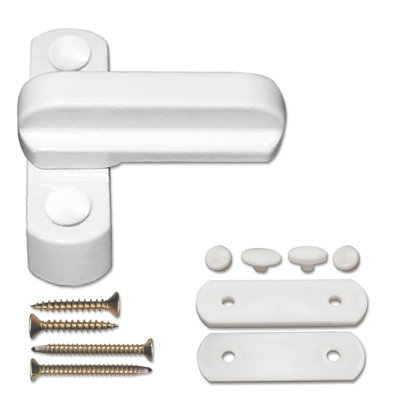 Schlosser Technik Sash Jammer Window Lock (20 Pack) - White | DIY at B&Q