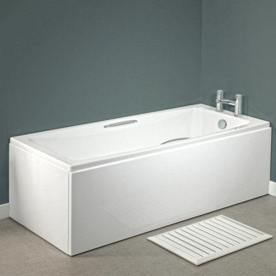 Schwan Ultimate Bath Panel 1700 -FRONT-WHITE | DIY at B&Q