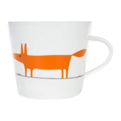 Scion Mr Fox Mug White and Orange