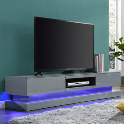 Score TV Stand With Storage for Living Room and Bedroom, 1800 Wide, LED ...