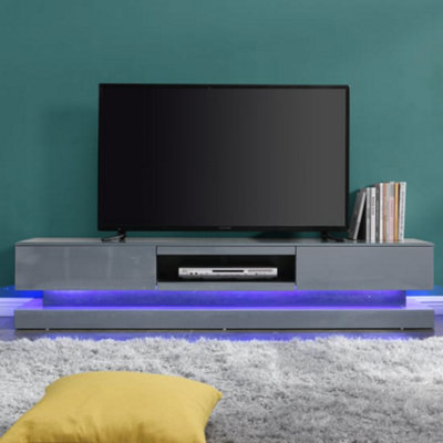 Score TV Stand With Storage for Living Room and Bedroom, 1800 Wide, LED ...