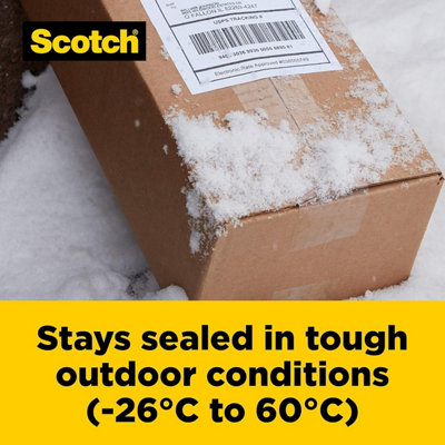 Scotch Box Lock Packaging Tape 48mm x 50m 3 Rolls/Pack 3950-LR3-DC