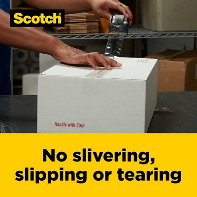 SCOTCH BOX LOCK PACKAGING TAPE 48MM X 50M 3 ROLLS/PACK 3950-LR3-DC