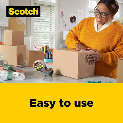 SCOTCH BOX LOCK PACKAGING TAPE 48MM X 50M 3 ROLLS/PACK 3950-LR3-DC