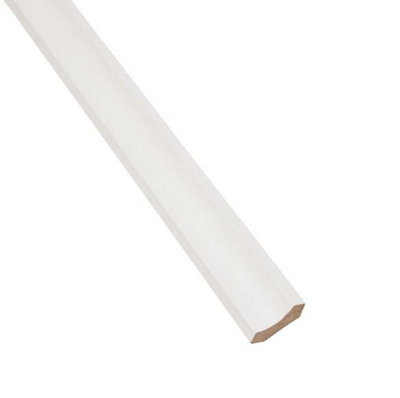 Scotia Beading - Premium Quality 2.40m Lengths (White, Pack of 20)