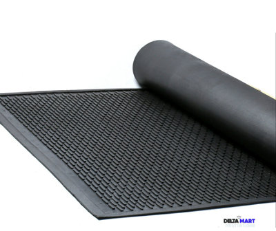 scrapper mats 5ft x 3ft Rubber Scrap Mat Eco Friendly Entrance Mat in Black