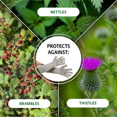 Scratch Proof Gardening Gloves - Gauntlets Protect Hands and Arms from ...