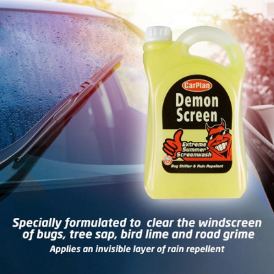 Screen Wash Windscreen Fluid Ready To Use Bug Sap Bird Lime Repels Rain ...