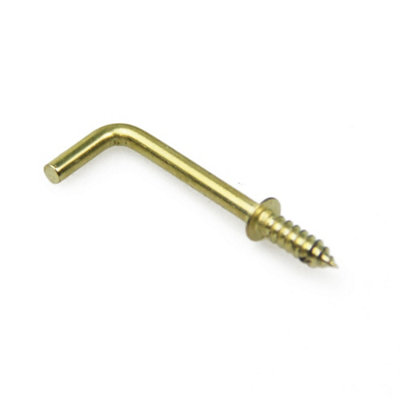 SCREWD 25mm Brass Plated L Hook for Creating Extra Room in the Kitchen ...