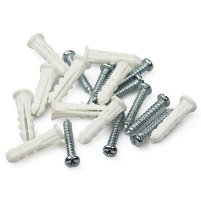 SCREWD 4mm x 25mm Screw & Wall Plug Kit for Crafts, DIY, Hobbies and ...