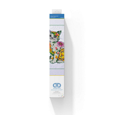 SCROLL FLOWER PUSS - Diamond Painting Kit: Scroll Flower Puss - Diamond ...