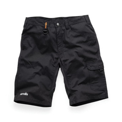 Scruffs Trade Flex Shorts (Black) (32")