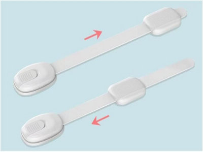 SD,Child Safety Cupboard Straps Door Locks for Cabinets Drawers Kitchen ...
