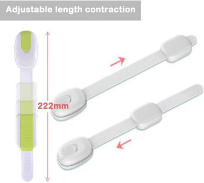 SD, Child Safety Cupboard Straps Door Locks for Cabinets Drawers ...