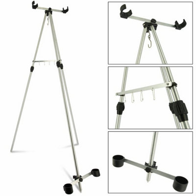 SEA FISHING TRIPOD BEACH ROD STAND FOR 2 SEA FISHING