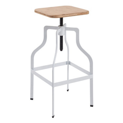 Seal Bar Stool Whitebreakfast bar stools | DIY at B&Q