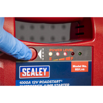 Sealey 1000A 12V RoadStart Emergency Jump Starter Battery Power Booster RS1