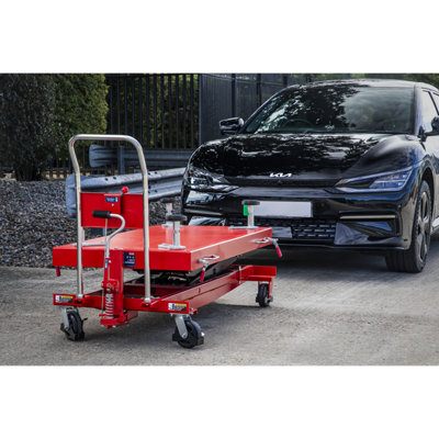 Sealey 1000kg Capacity EV Battery Lift Hydraulic Platform Truck Lift ...