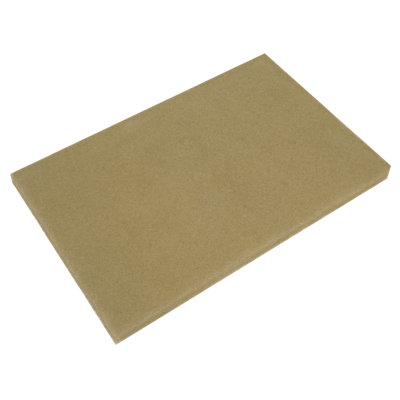 Sealey 12 x 18 x 1" Tan Cleaning & Spray Buffing Pads - Pack of 5 ...