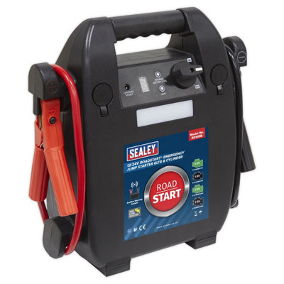 Sealey 12V 24V RoadStart Emergency Jump Starter For 6 Litres 8 Cylinder ...