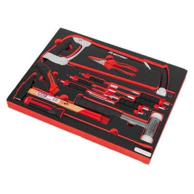 Sealey 13 Piece Premier Platinum General Tool Tray Kit 530x397x45mm ...
