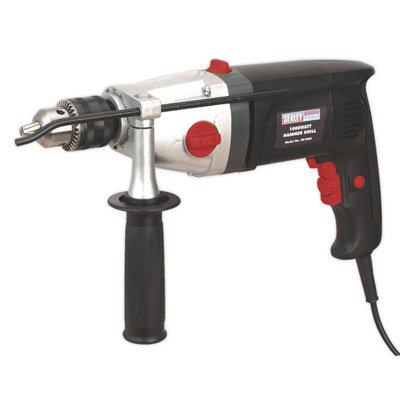 Sealey 13mm 2 Mechanical/Variable Speed Hammer Drill Side Handle 1050W ...